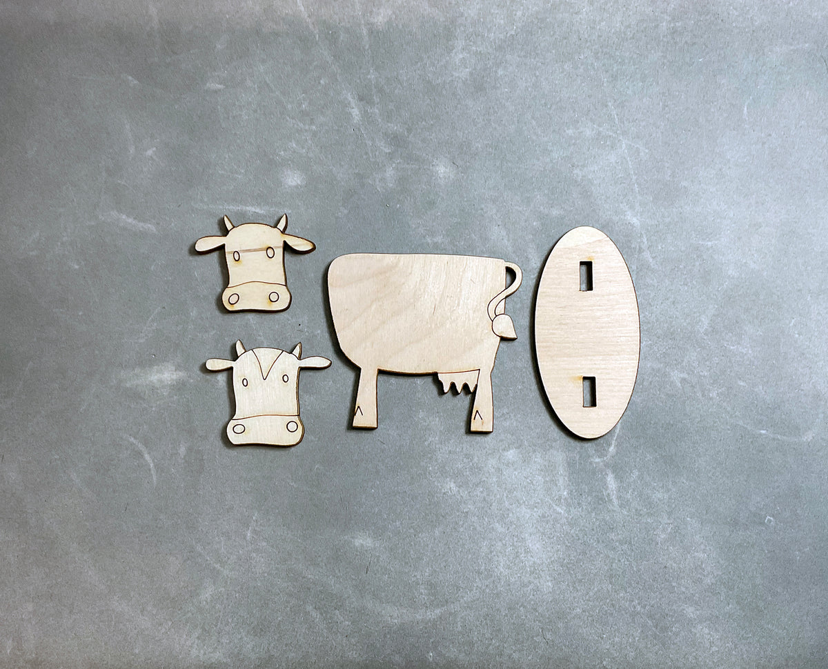 Wooden Cows – Skull & Crown Inc