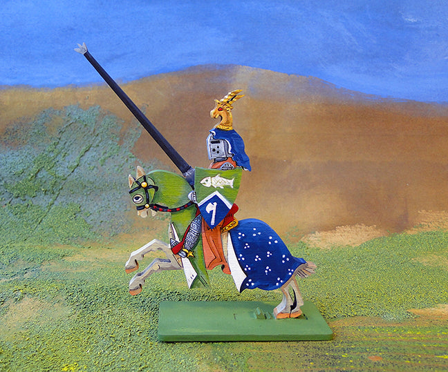 Knight with Goat Helmet Crest (Mounted / On Foot) – Skull & Crown Inc